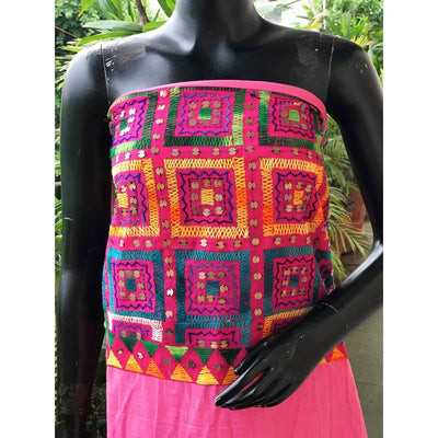 Artisanal Phulkari Kurtis | Hand-Embroidered Patchwork Creations - SSEthnics