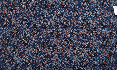 Authentic Ajrakh Print Fabrics | Explore Ajrak Block Fabrics Online ...