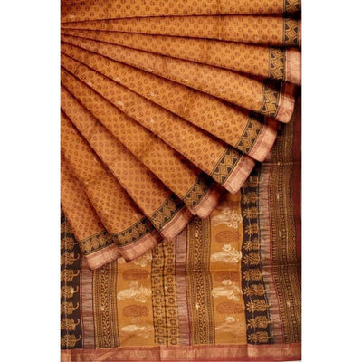 Unique Design Bagh Block Print Saree - SSethnics - SSEthnics